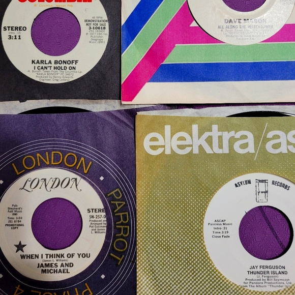 Vinyls | Media | Lot Of 6 Random 45s See Pics These Are In Excellent ...